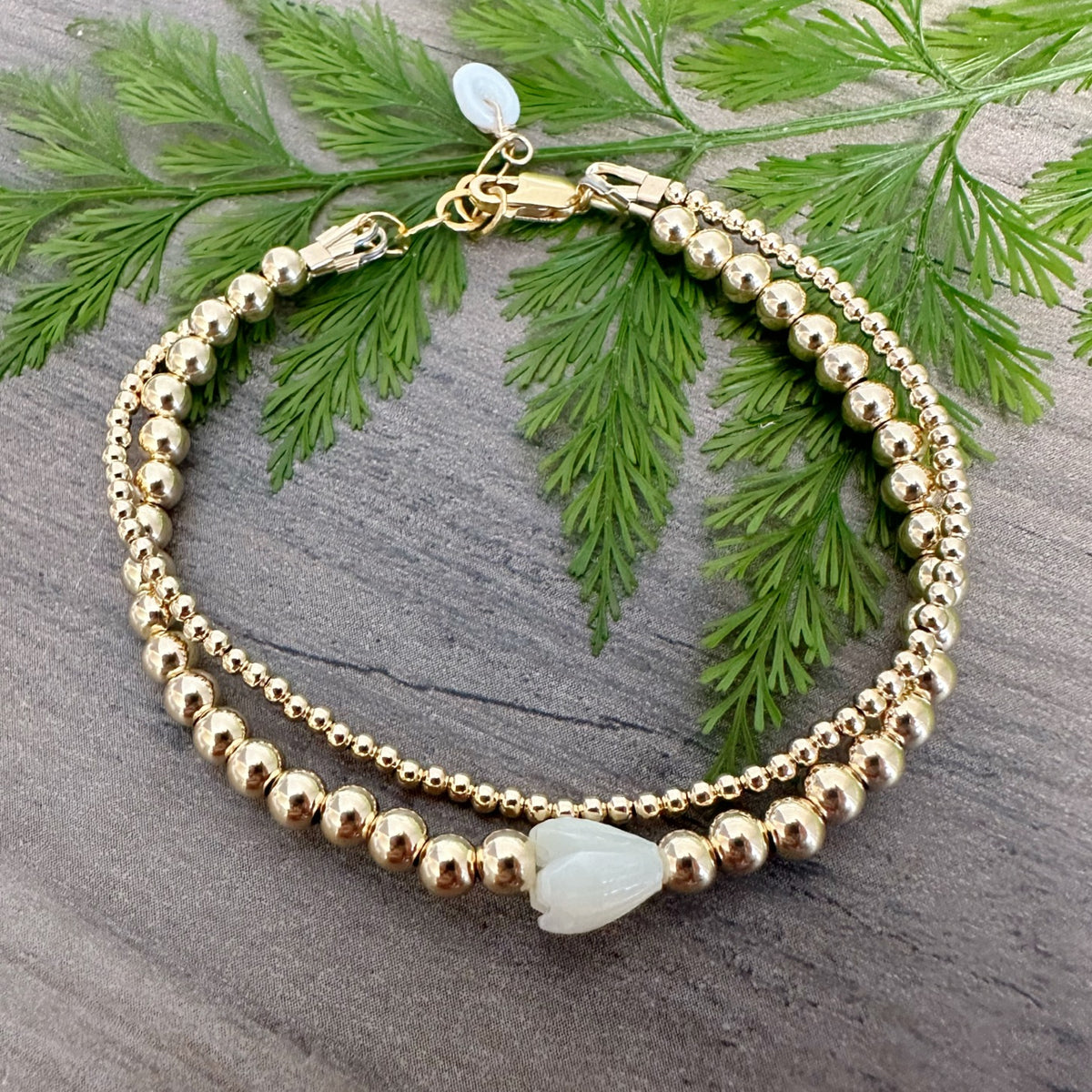 Deluxe Single Heavenly Pikake Bracelet – tidepoollove